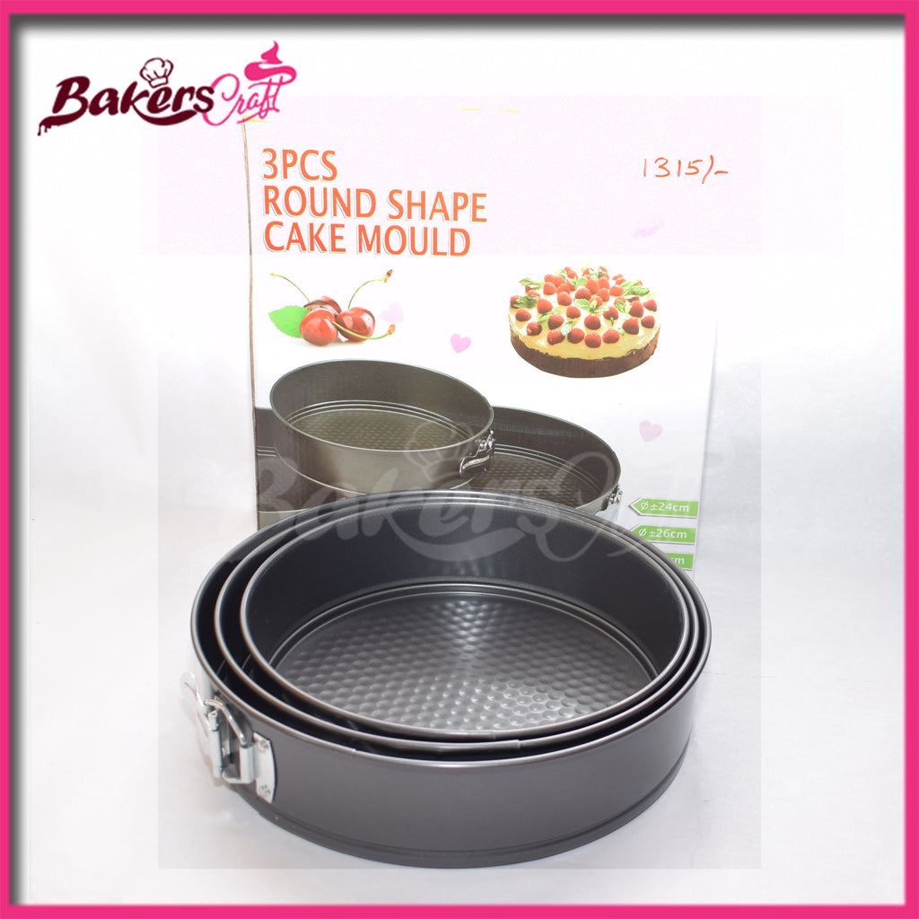 Cake Tray Set(3pcs)-Removable Sides (Springform) – bakerscraft